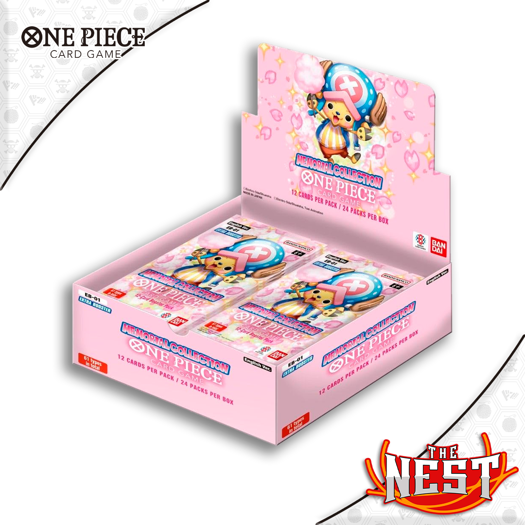 One Piece Card Game – (EB01) Memorial Collection Booster Box – The Nest ...