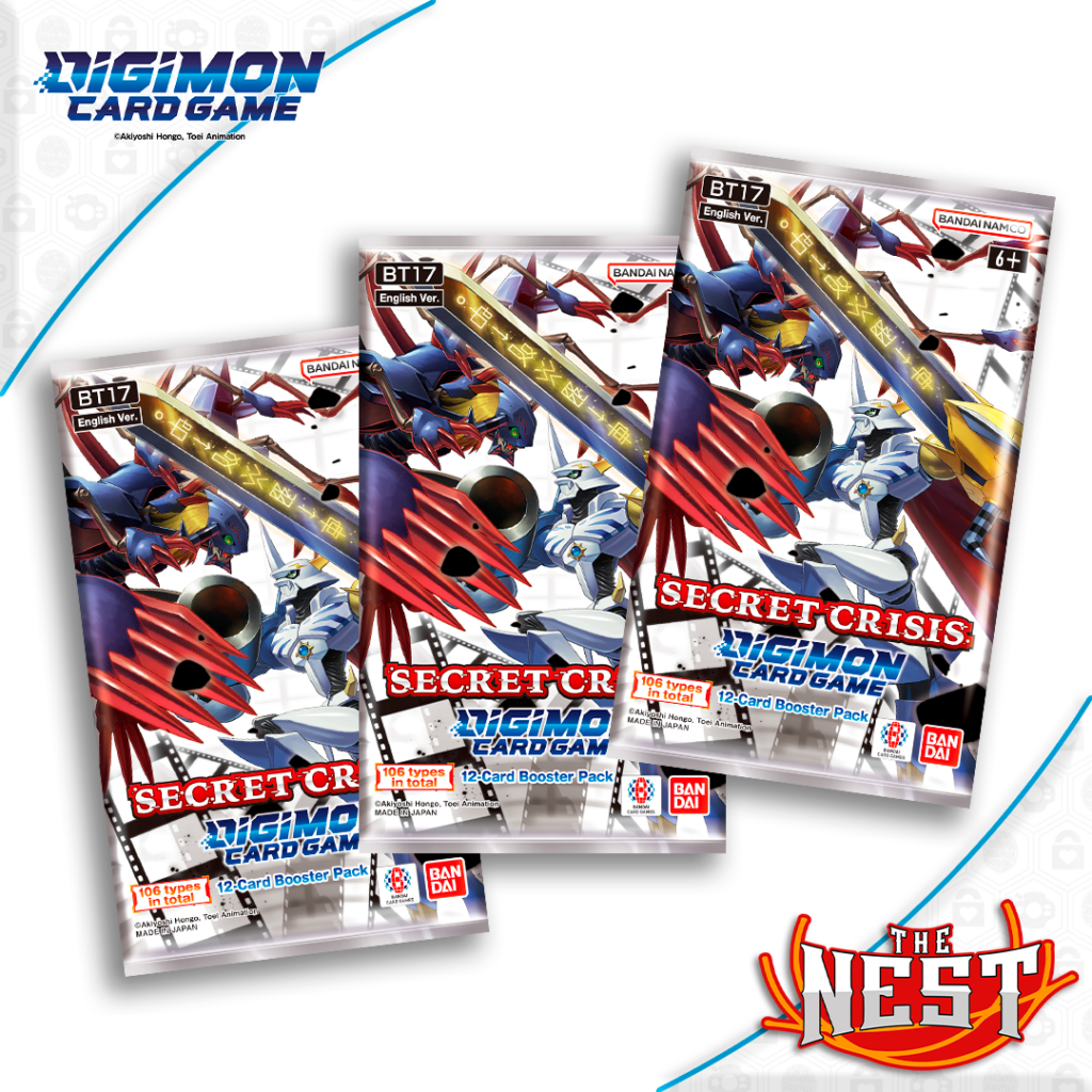 Digimon Card Game – (BT17) Secret Crisis Booster Box – The Nest Games