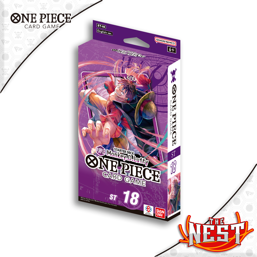 One Piece Card Game – (ST18) Purple: Monkey.D.Luffy – The Nest Games