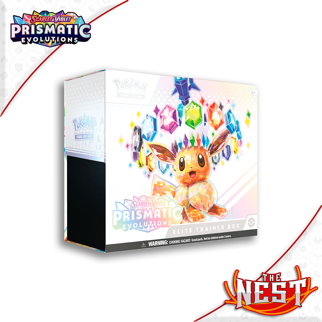 Pokémon – Prismatic Evolutions: Elite Trainer Box – The Nest Games